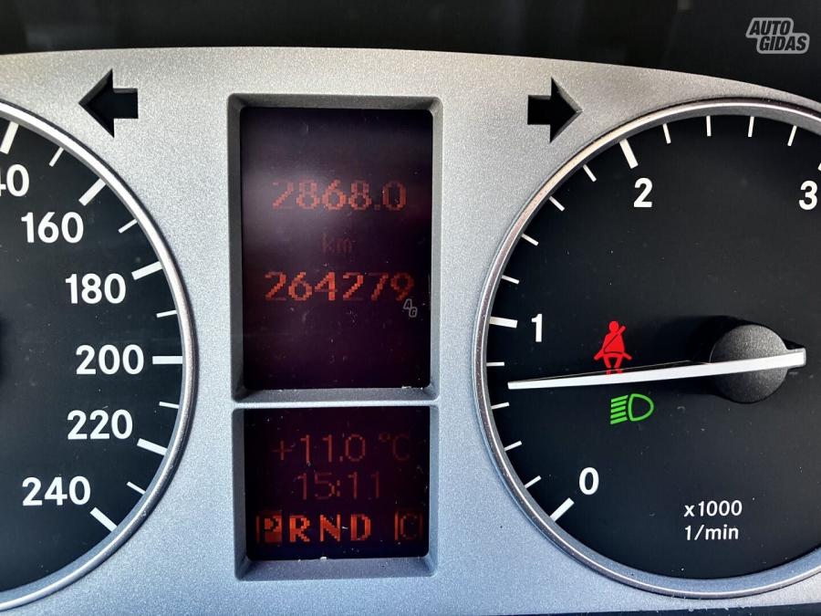 Blue Mercedes-Benz B 200 2007 in Kaunas, with an engine capacity of 2.00 L and mileage of 265 thousand km for 1800 €, photo 21 on AUTOMOTO.COM.LV