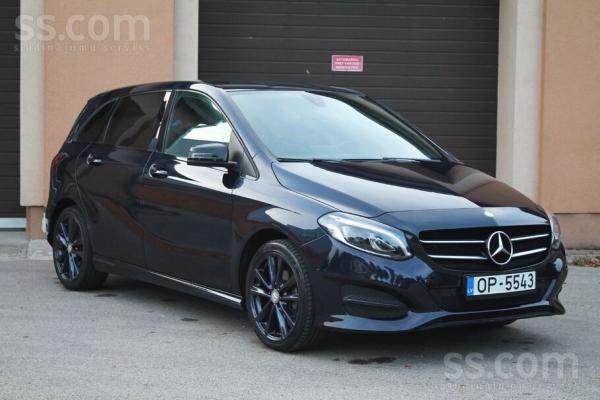 Blue Mercedes-Benz B 200 2016 in Ogre, with an engine capacity of 2.20 L and mileage of 196 thousand km for 9990 €, photo 3 on AUTOMOTO.COM.LV