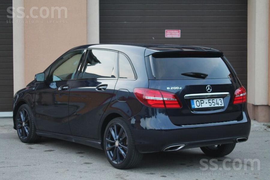 Zils Mercedes-Benz B 200 2016 Ogre, ar dzinēja tilpumu 2.20 L un nobraukumu 196 tūkst. km par 9990 €, foto 6 vietnē AUTOMOTO.COM.LV