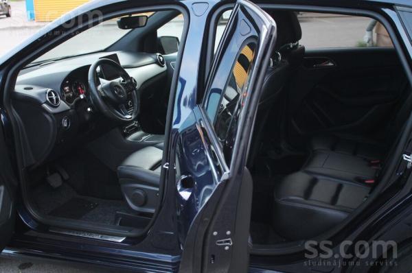 Blue Mercedes-Benz B 200 2016 in Ogre, with an engine capacity of 2.20 L and mileage of 196 thousand km for 9990 €, photo 7 on AUTOMOTO.COM.LV