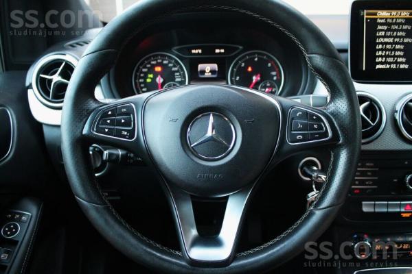 Blue Mercedes-Benz B 200 2016 in Ogre, with an engine capacity of 2.20 L and mileage of 196 thousand km for 9990 €, photo 10 on AUTOMOTO.COM.LV