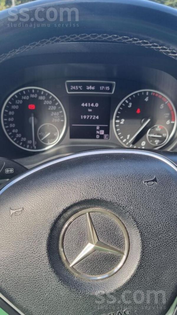 Brūns Mercedes-Benz B 200 2013 Rīga, ar dzinēja tilpumu 1.80 L un nobraukumu 197 tūkst. km par 8900 €, foto 7 vietnē AUTOMOTO.COM.LV