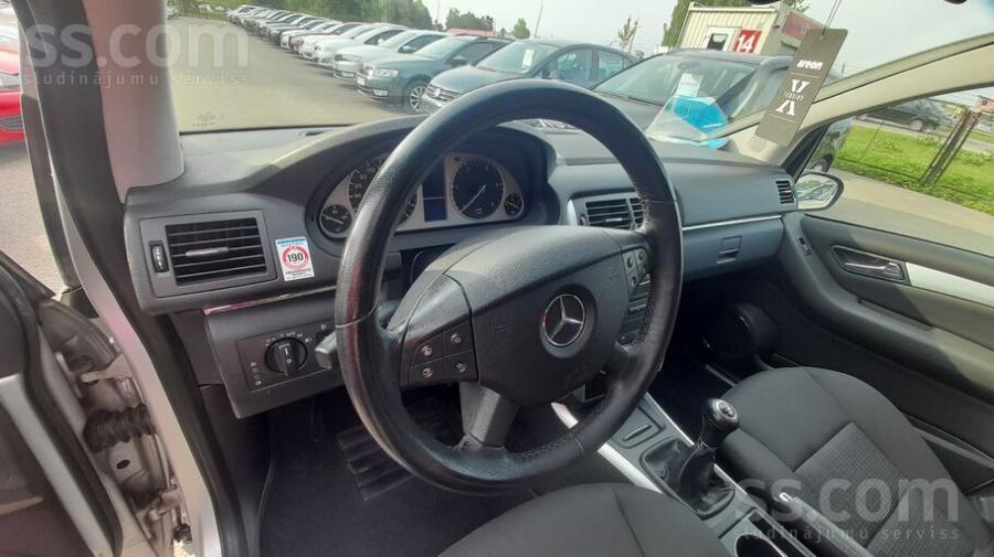 Grey Mercedes-Benz B 200 2006 in Riga, with an engine capacity of 2.00 L and mileage of 200 thousand km for 4800 €, photo 23 on AUTOMOTO.COM.LV