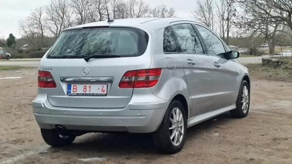 Grey Mercedes-Benz B 200 2007 in Grobiņa, with an engine capacity of 2.00 L and mileage of 180 thousand km for 3990 €, photo 5 on AUTOMOTO.COM.LV