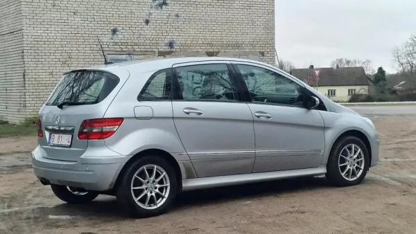 Grey Mercedes-Benz B 200 2007 in Grobiņa, with an engine capacity of 2.00 L and mileage of 180 thousand km for 3990 €, photo 6 on AUTOMOTO.COM.LV