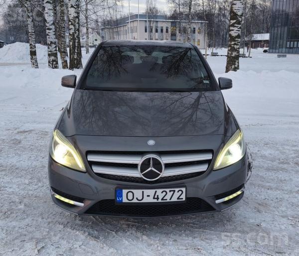 Grey Mercedes-Benz B 200 2014 in Jelgava, with an engine capacity of 1.80 L and mileage of 0 thousand km for 7990 €, photo 5 on AUTOMOTO.COM.LV