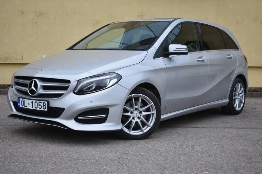 Grey Mercedes-Benz B 200 2016 in Talsi, with an engine capacity of 2.00 L and mileage of 149 thousand km for 12700 €, photo 5 on AUTOMOTO.COM.LV