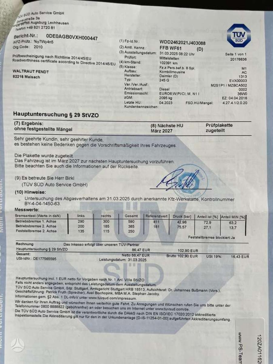 Grey Mercedes-Benz B 200 2016 in Siauliai, with an engine capacity of 2.14 L and mileage of 107 thousand km for 10700 €, photo 26 on AUTOMOTO.COM.LV