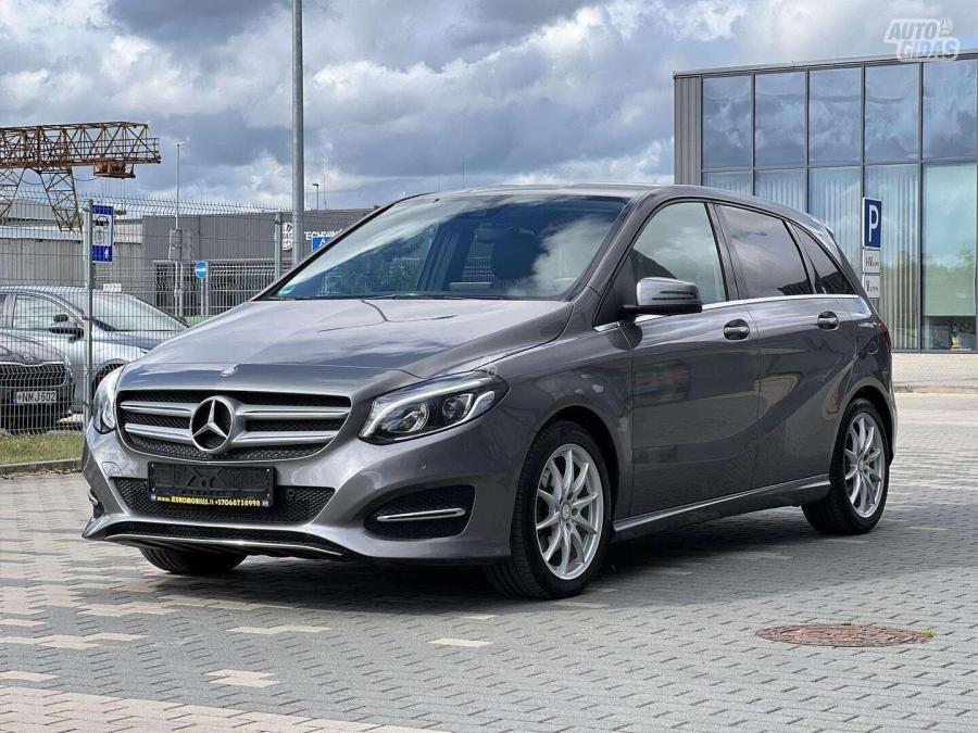 Pelēks Mercedes-Benz B 200 2016 Šauļi, ar dzinēja tilpumu 2.10 L un nobraukumu 107 tūkst. km par 10700 €, foto 1 vietnē AUTOMOTO.COM.LV
