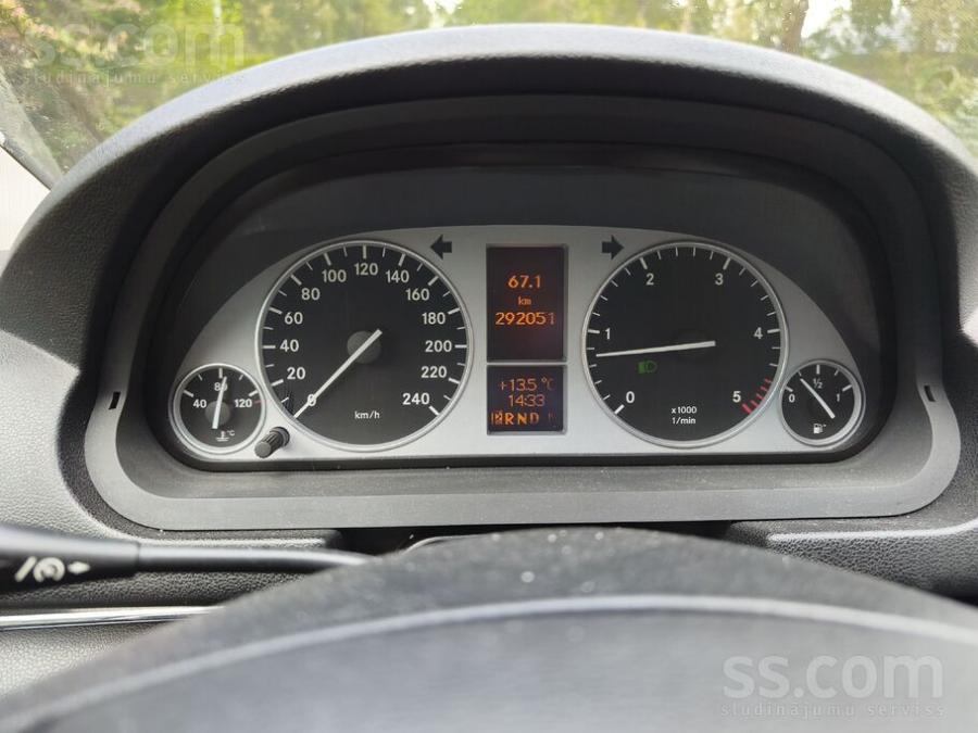 Серый Мерседес Б 200 2006 в Рига, объемом двигателя 2.00 л и пробегом 292 тыс. км за 1600 €, фото 7 на AUTOMOTO.COM.LV