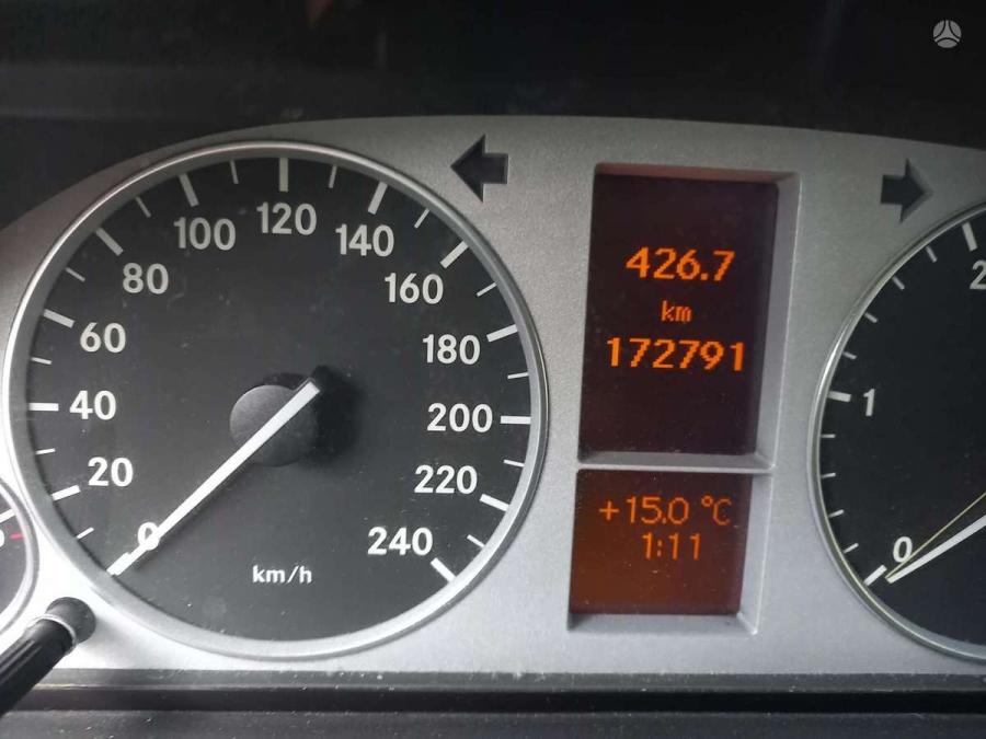 Grey Mercedes-Benz B 200 2007 in Vilnius, with an engine capacity of 1.99 L and mileage of 172 thousand km for 1000 €, photo 1 on AUTOMOTO.COM.LV