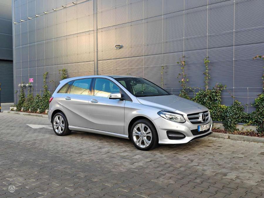 Grey Mercedes-Benz B 200 2016 in Klaipeda, with an engine capacity of 2.15 L and mileage of 255 thousand km for 8999 €, photo 13 on AUTOMOTO.COM.LV