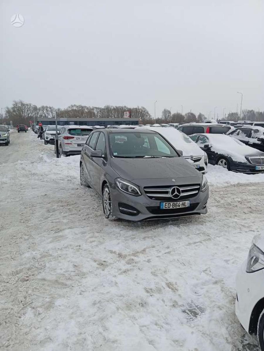 Grey Mercedes-Benz B 200 2016 in Taurage, with an engine capacity of 1.60 L and mileage of 230 thousand km for 8300 €, photo 1 on AUTOMOTO.COM.LV