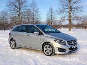 Grey Mercedes-Benz B 200 2016 in Klaipeda, with an engine capacity of 2.15 L and mileage of 255 thousand km for 8999 €, photo  on AUTOMOTO.COM.LV