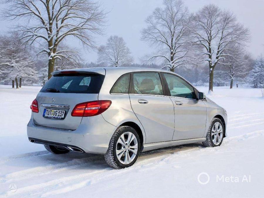 Grey Mercedes-Benz B 200 2016 in Klaipeda, with an engine capacity of 2.15 L and mileage of 255 thousand km for 8999 €, photo 3 on AUTOMOTO.COM.LV