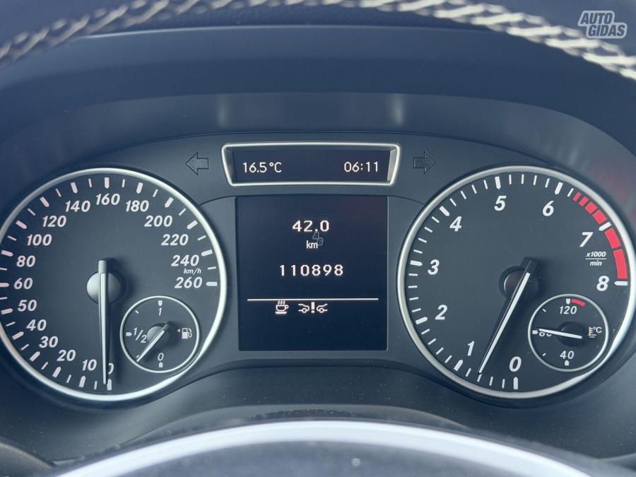 Mercedes-Benz B 200 2013 Viļņa, ar dzinēja tilpumu 1.60 L un nobraukumu 111 tūkst. km par 8500 €, foto 22 vietnē AUTOMOTO.COM.LV
