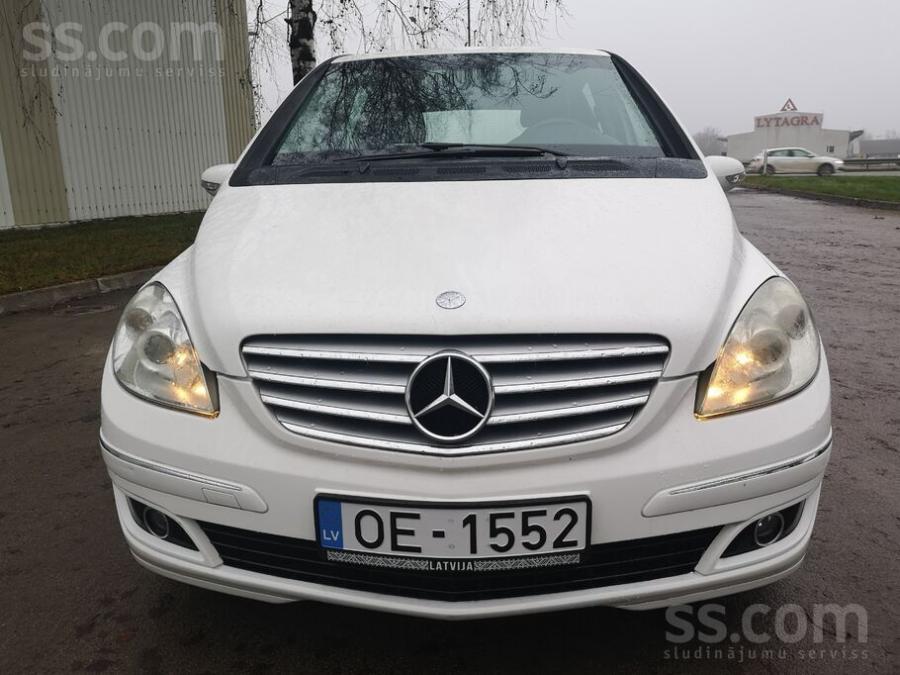 White Mercedes-Benz B 200 2006 in Riga, with an engine capacity of 2.00 L and mileage of 0 thousand km for 2990 €, photo 2 on AUTOMOTO.COM.LV
