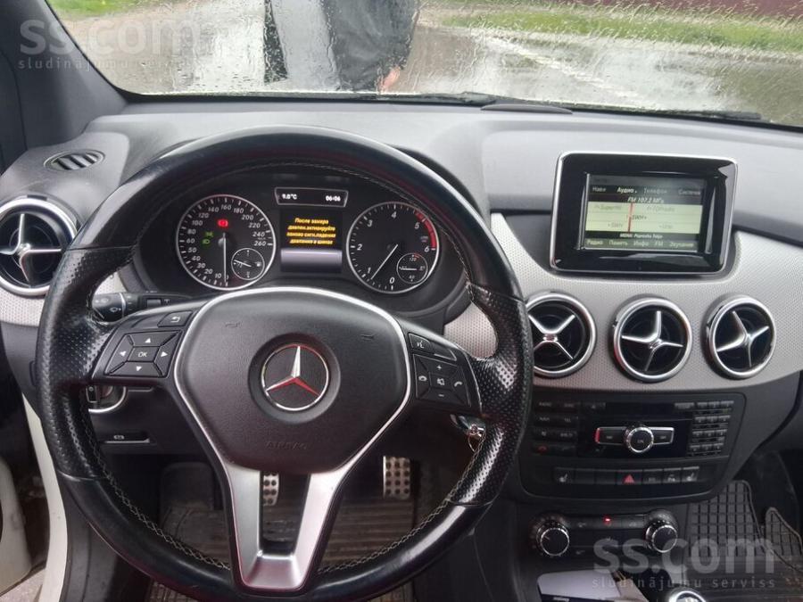 Balts Mercedes-Benz B 200 2013 Rīga, ar dzinēja tilpumu 1.80 L un nobraukumu 242 tūkst. km par 5600 €, foto 10 vietnē AUTOMOTO.COM.LV
