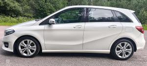 White Mercedes-Benz B 200 2015 in Kaunas, with an engine capacity of 2.14 L and mileage of 215 thousand km for 7300 €, photo 13 on AUTOMOTO.COM.LV