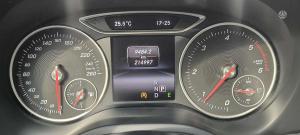 White Mercedes-Benz B 200 2015 in Kaunas, with an engine capacity of 2.14 L and mileage of 215 thousand km for 7300 €, photo 33 on AUTOMOTO.COM.LV