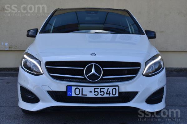 White Mercedes-Benz B 200 2016 in Talsi, with an engine capacity of 2.00 L and mileage of 75 thousand km for 13200 €, photo 3 on AUTOMOTO.COM.LV