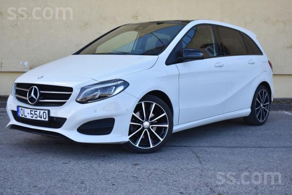 White Mercedes-Benz B 200 2016 in Talsi, with an engine capacity of 2.00 L and mileage of 75 thousand km for 13200 €, photo 4 on AUTOMOTO.COM.LV