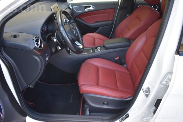 White Mercedes-Benz B 200 2016 in Talsi, with an engine capacity of 2.00 L and mileage of 75 thousand km for 13200 €, photo 6 on AUTOMOTO.COM.LV