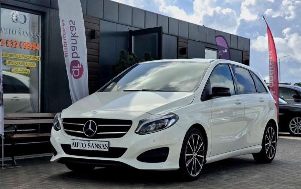 White Mercedes-Benz B 200 2018 in Taurage, with an engine capacity of 2.14 L and mileage of 265 thousand km for 6900 €, photo 3 on AUTOMOTO.COM.LV