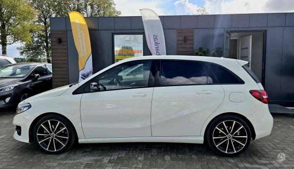 White Mercedes-Benz B 200 2018 in Taurage, with an engine capacity of 2.14 L and mileage of 265 thousand km for 6900 €, photo 6 on AUTOMOTO.COM.LV