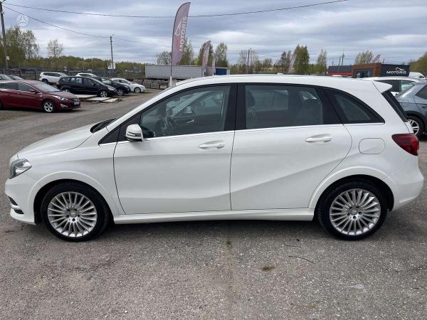 White Mercedes-Benz B 200 2016 in Panevezys, with an engine capacity of 2.00 L and mileage of 259 thousand km for 6250 €, photo 7 on AUTOMOTO.COM.LV