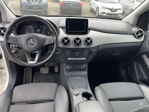 White Mercedes-Benz B 200 2016 in Panevezys, with an engine capacity of 2.00 L and mileage of 259 thousand km for 6250 €, photo 8 on AUTOMOTO.COM.LV