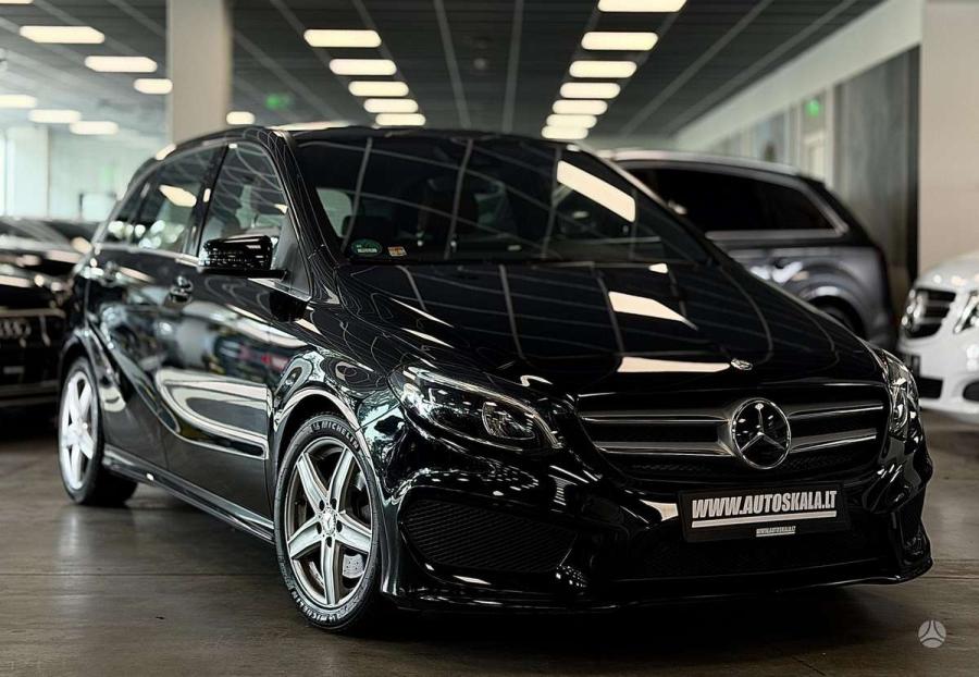 Black Mercedes-Benz B 220 2015 in Klaipeda, with an engine capacity of 2.20 L and mileage of 207 thousand km for 11500 €, photo 14 on AUTOMOTO.COM.LV