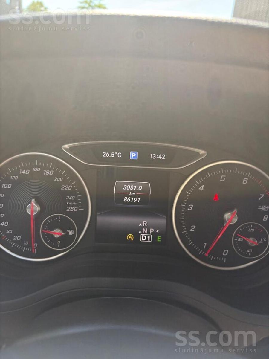 Grey Mercedes-Benz B 220 2015 in Riga, with an engine capacity of 2.00 L and mileage of 86 thousand km for 14600 €, photo 9 on AUTOMOTO.COM.LV