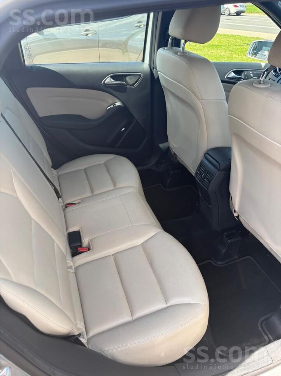 Grey Mercedes-Benz B 220 2015 in Riga, with an engine capacity of 2.00 L and mileage of 86 thousand km for 12500 €, photo 12 on AUTOMOTO.COM.LV