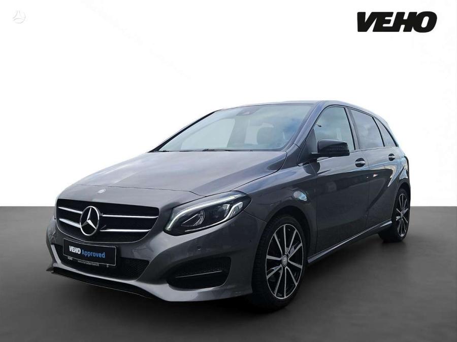 Grey Mercedes-Benz B 220 2017 in Klaipeda, with an engine capacity of 1.99 L and mileage of 96 thousand km for 14000 €, photo 1 on AUTOMOTO.COM.LV