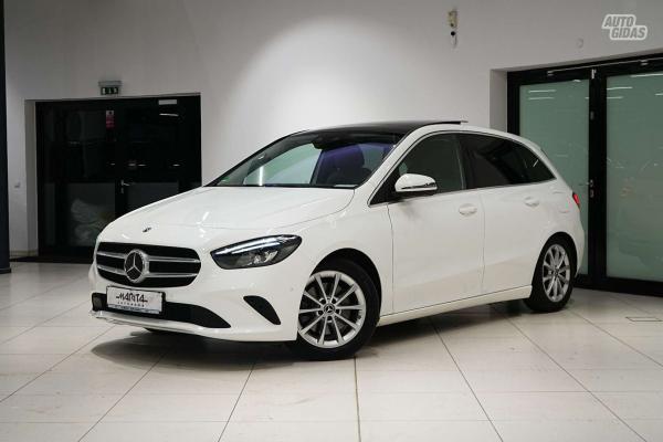 White Mercedes-Benz B 220 2019 in Kaunas, with an engine capacity of 2.00 L and mileage of 65 thousand km for 27497 €, photo 5 on AUTOMOTO.COM.LV