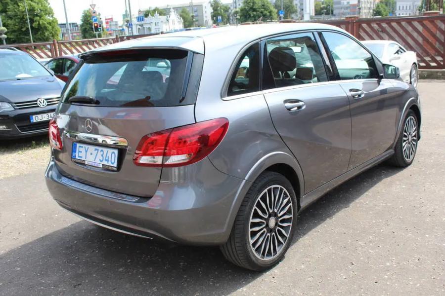 Grey Mercedes-Benz b-250 2016 in Liepaja, with an engine capacity of 0.00 L and mileage of 134 thousand km for 8000 €, photo 5 on AUTOMOTO.COM.LV