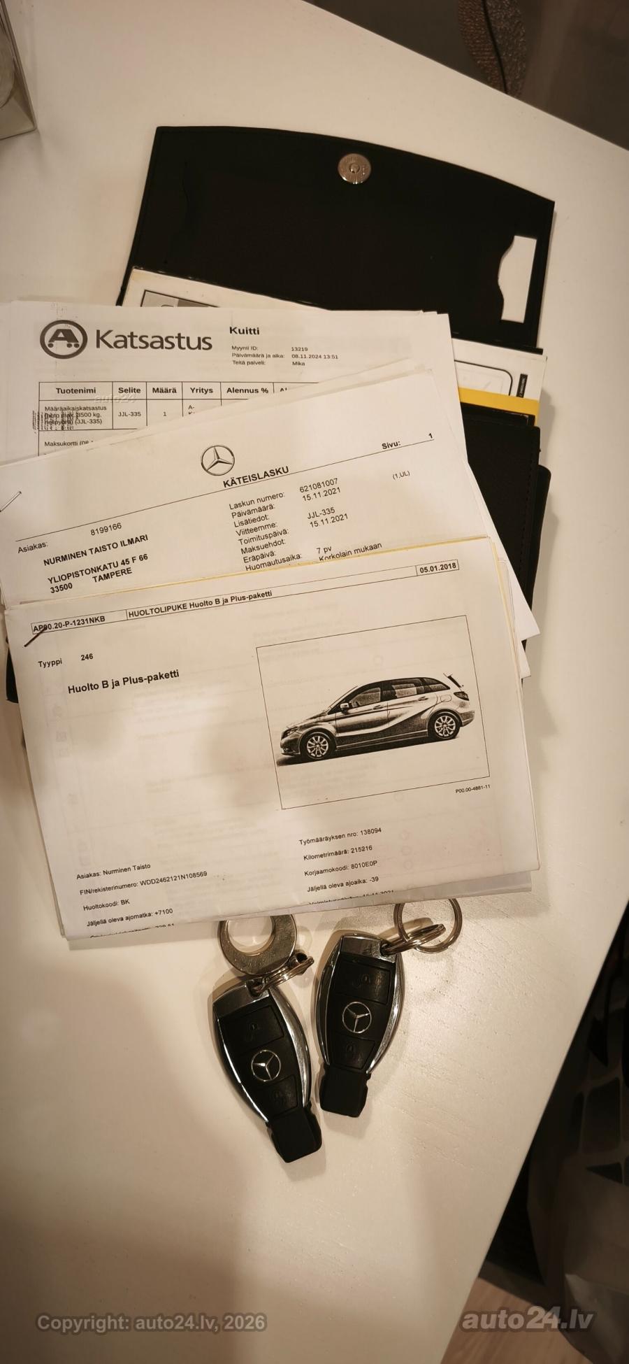 Balts Mercedes-Benz B-Class 2014 Tallina, ar dzinēja tilpumu 1.50 L un nobraukumu 312 tūkst. km par 6100 €, foto 14 vietnē AUTOMOTO.COM.LV
