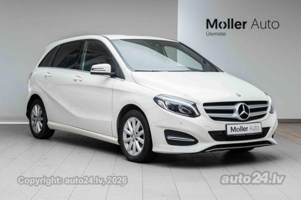 White Mercedes-Benz B-Class 2016 in Tallinn, with an engine capacity of 1.50 L and mileage of 93 thousand km for 13500 €, photo 3 on AUTOMOTO.COM.LV