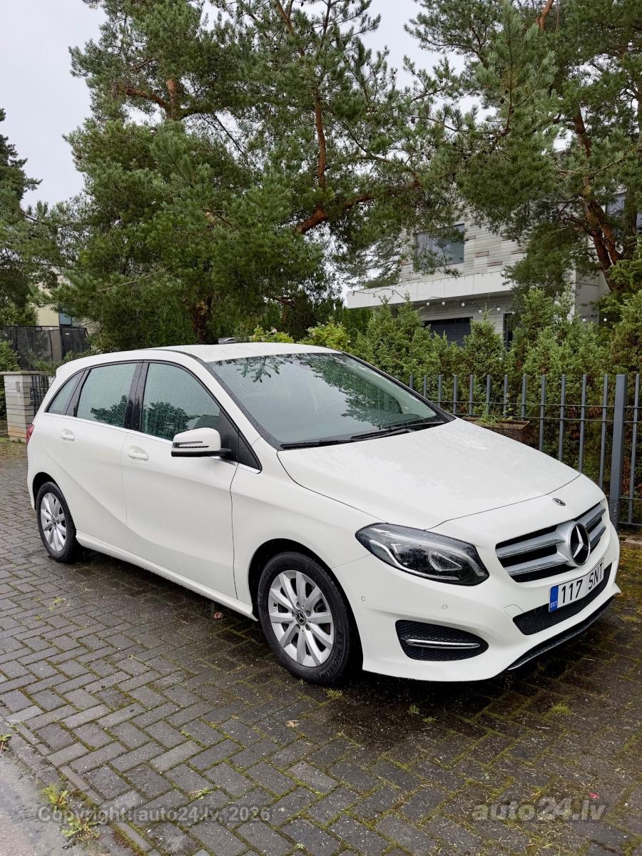 White Mercedes-Benz B-Class 2018 in Tallinn, with an engine capacity of 1.50 L and mileage of 72 thousand km for 12999 €, photo 1 on AUTOMOTO.COM.LV