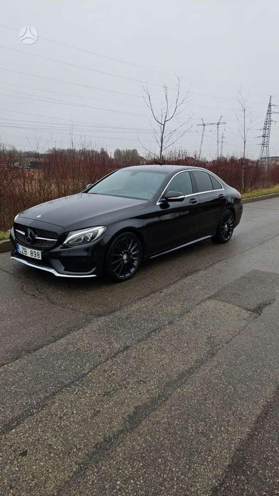 Black Mercedes-Benz c-160 2015 in Siauliai, with an engine capacity of 1.60 L and mileage of 305 thousand km for 6900 €, photo 1 on AUTOMOTO.COM.LV