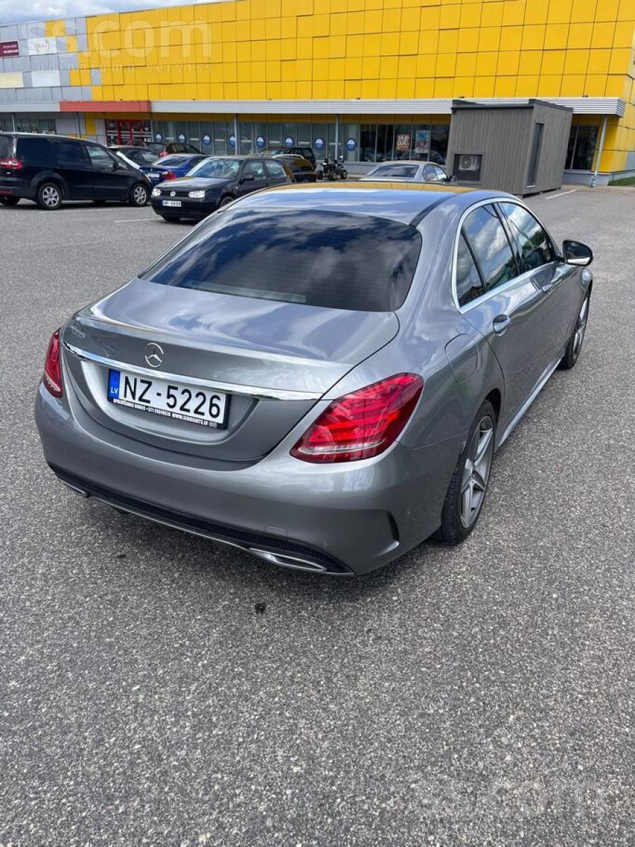 Grey Mercedes-Benz c-160 2015 in Riga, with an engine capacity of 1.60 L and mileage of 376 thousand km for 9800 €, photo 3 on AUTOMOTO.COM.LV