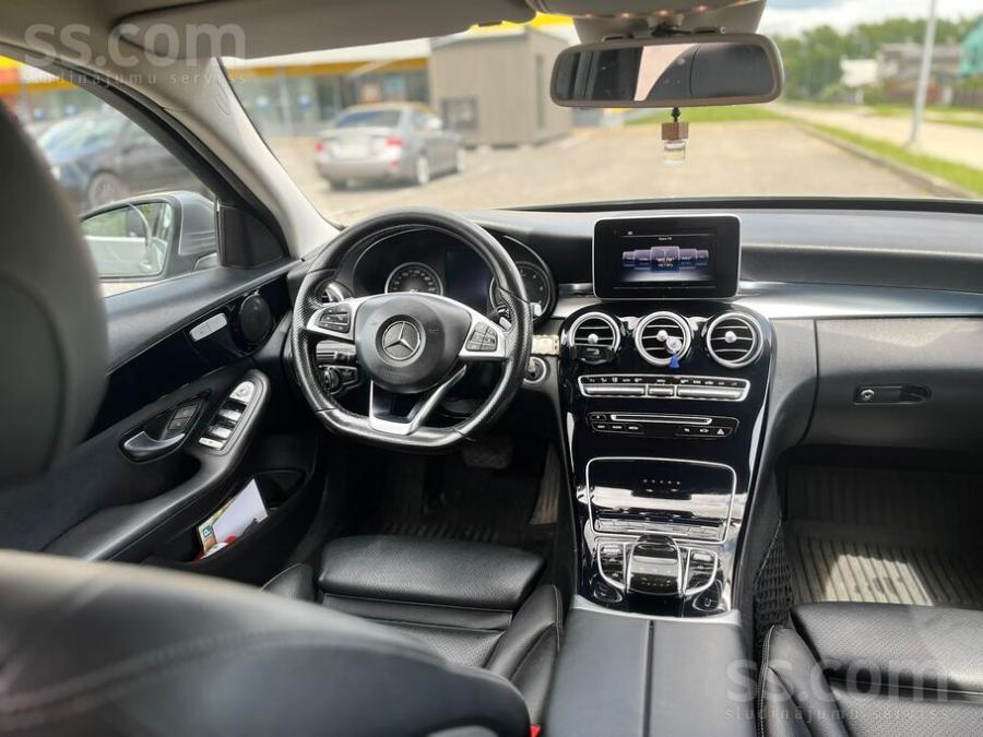 Grey Mercedes-Benz c-160 2015 in Riga, with an engine capacity of 1.60 L and mileage of 376 thousand km for 9800 €, photo 6 on AUTOMOTO.COM.LV