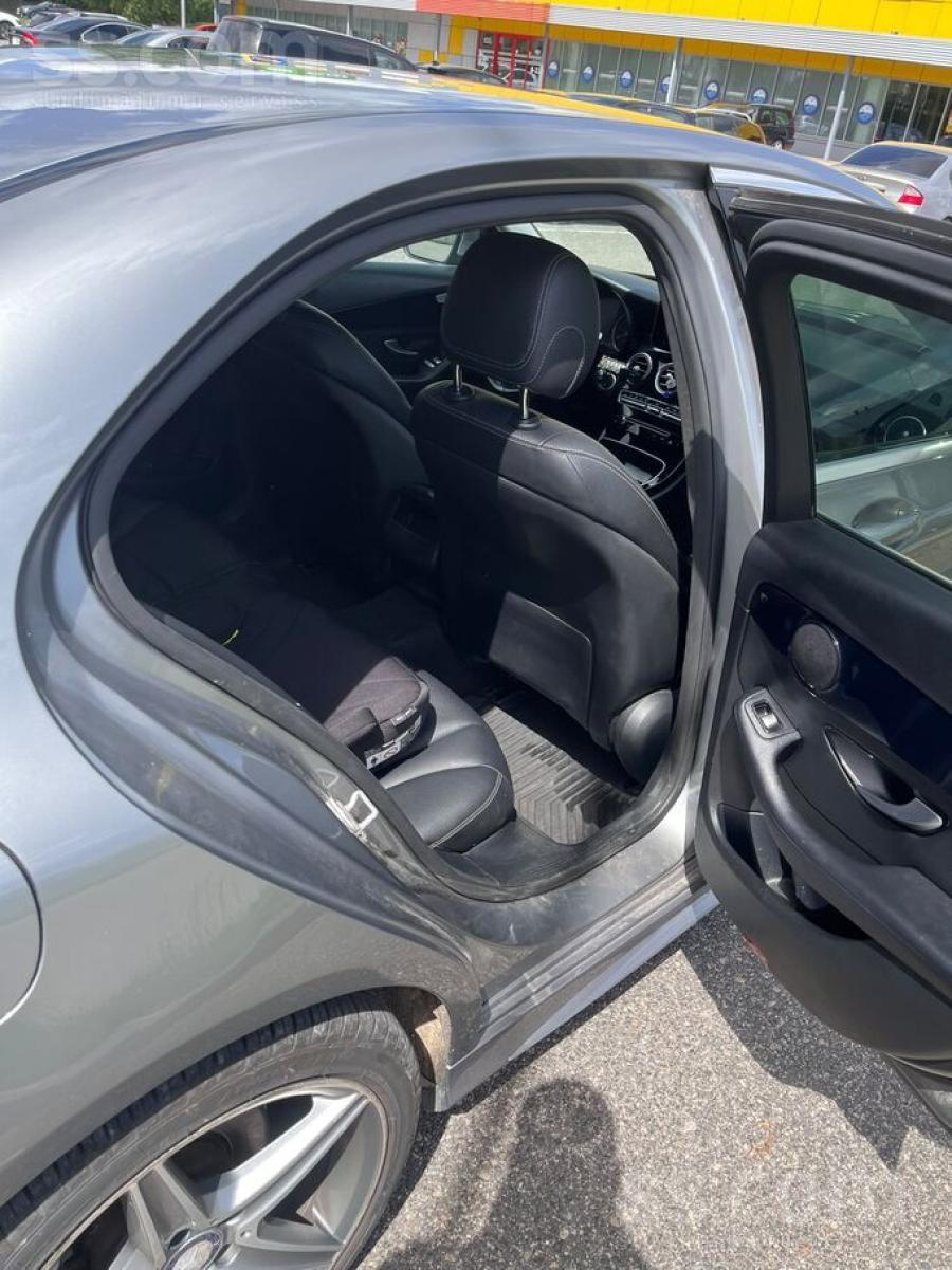 Grey Mercedes-Benz c-160 2015 in Riga, with an engine capacity of 1.60 L and mileage of 376 thousand km for 9800 €, photo 9 on AUTOMOTO.COM.LV