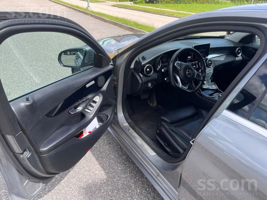 Grey Mercedes-Benz c-160 2015 in Riga, with an engine capacity of 1.60 L and mileage of 376 thousand km for 9800 €, photo 11 on AUTOMOTO.COM.LV