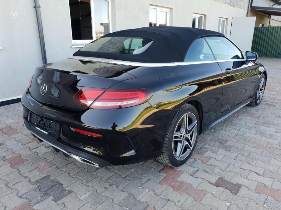 Black Mercedes-Benz C 180 2019 in Klaipeda, with an engine capacity of 1.60 L and mileage of 120 thousand km for 20150 €, photo 13 on AUTOMOTO.COM.LV