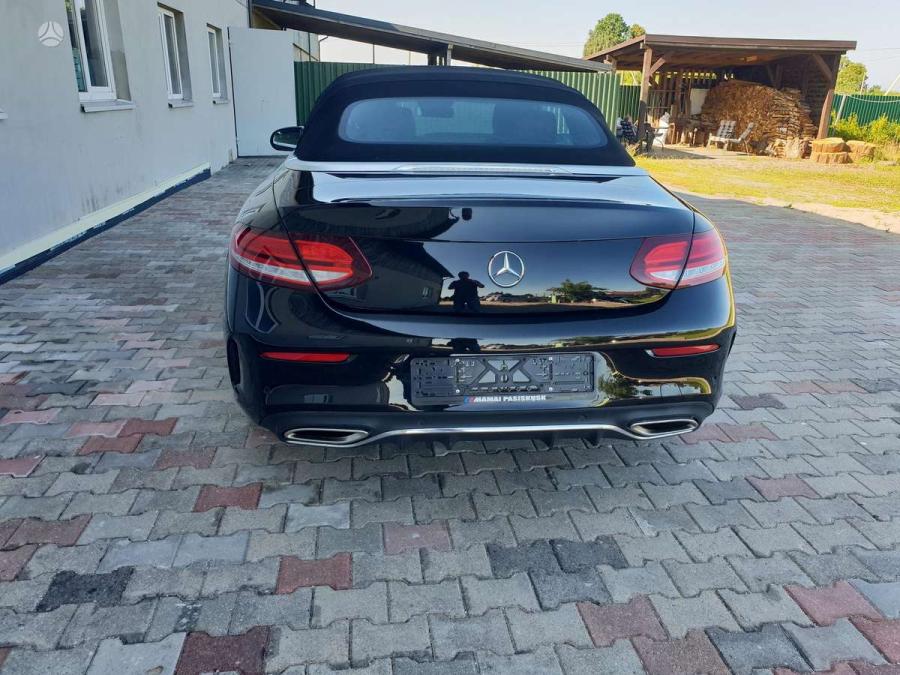 Black Mercedes-Benz C 180 2019 in Klaipeda, with an engine capacity of 1.60 L and mileage of 120 thousand km for 20150 €, photo 17 on AUTOMOTO.COM.LV