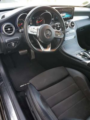 Black Mercedes-Benz C 180 2019 in Klaipeda, with an engine capacity of 1.60 L and mileage of 120 thousand km for 20150 €, photo 24 on AUTOMOTO.COM.LV