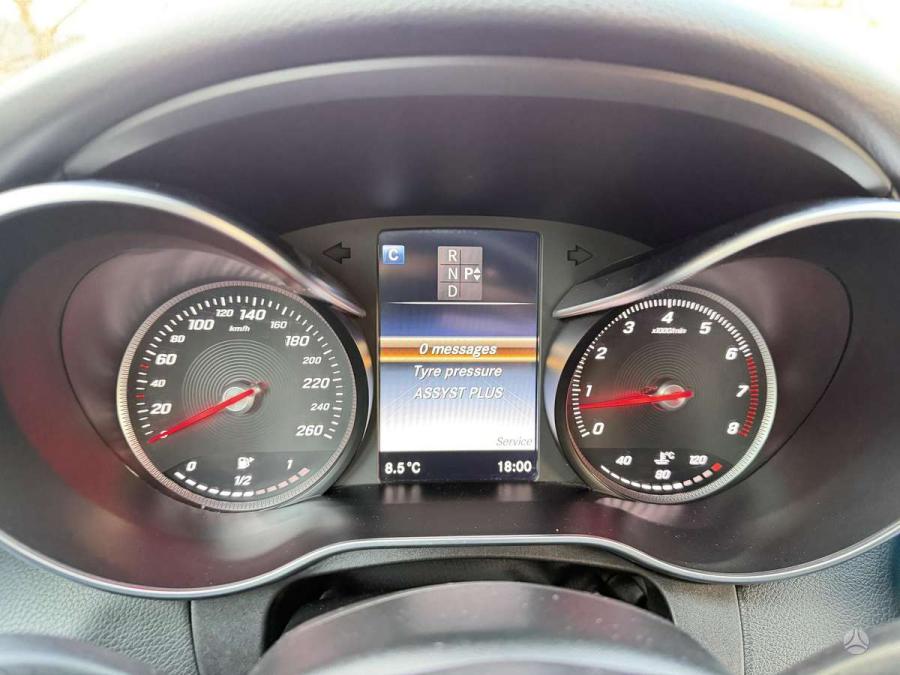 Melns Mercedes-Benz C 180 2016 Viļņa, ar dzinēja tilpumu 1.60 L un nobraukumu 332 tūkst. km par 12990 €, foto 14 vietnē AUTOMOTO.COM.LV