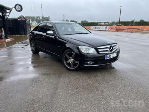 Black Mercedes-Benz C 180 2008 in Riga, with an engine capacity of 1.80 L and mileage of 351 thousand km for 4000 €, photo  on AUTOMOTO.COM.LV